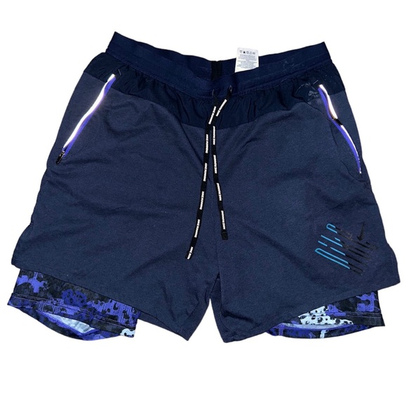 Nike | Shorts | Nike Running Mens Double Layered Short Shorts Size Mens ...